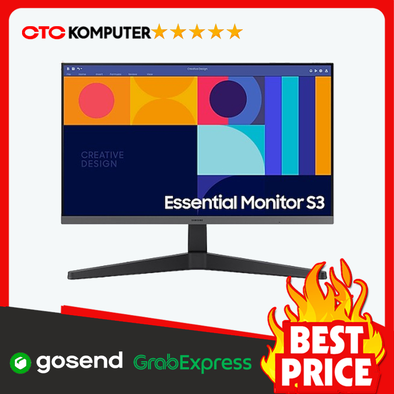Jual Monitor Samsung LED IPS S24C330 / LS24C330 - Full HD 100Hz 24 ...