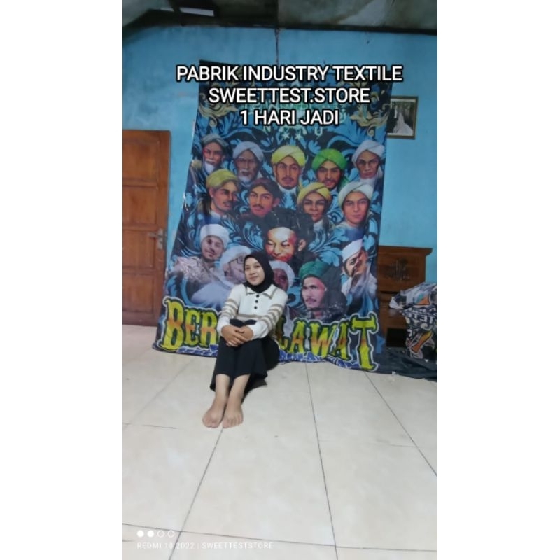 Jual BEST SELLER + READY STOK, FREE STICKER, LOGO DESAIN SHOLAWAT ...