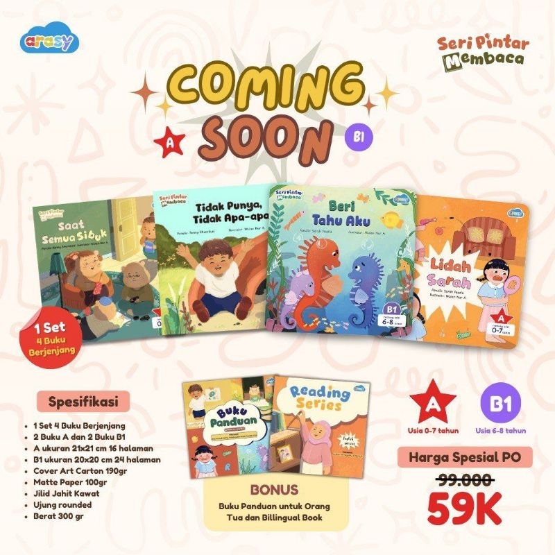 Jual Ready Seri Pinrar Membaca Berjenjang Arasy | Bonus Buku Panduan ...