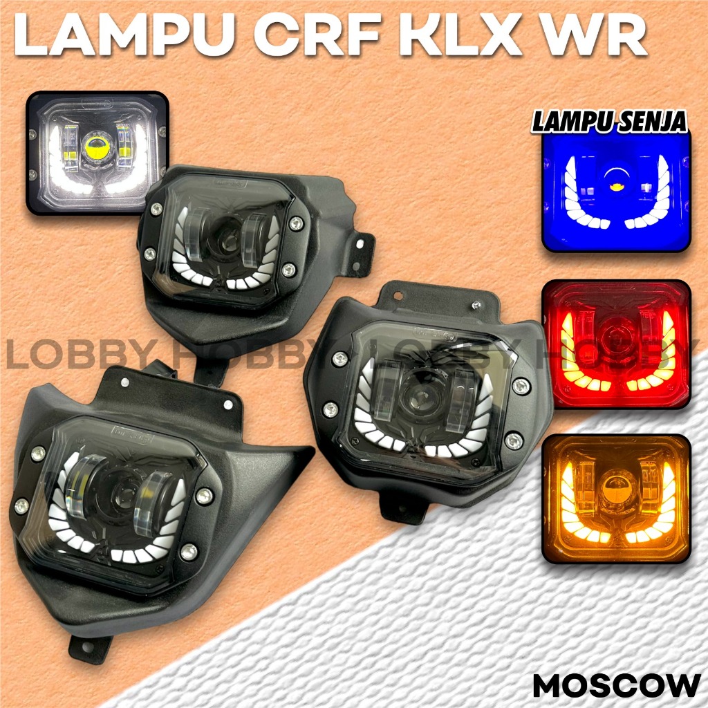 Jual LAMPU TEMBAK CRF 150L WR 155 KLX 150 LAMPU REFLEKTOR LED /LAMPU ...