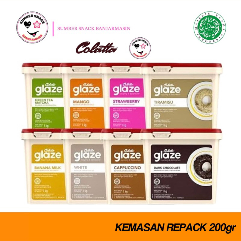 Jual Colatta Glaze (Repack 200g) (9 Varian Rasa) | Shopee Indonesia