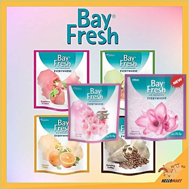 Jual ORIGINAL Bayfresh Everywhere Air Freshener 70 + 10 gr / Bayfresh ...