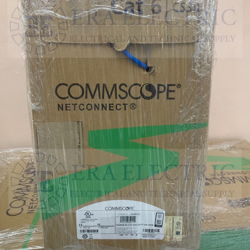 Jual KABEL DATA COMMSCOPE CAT 6 / UTP LAN CAT6 305 Mtr | Shopee Indonesia