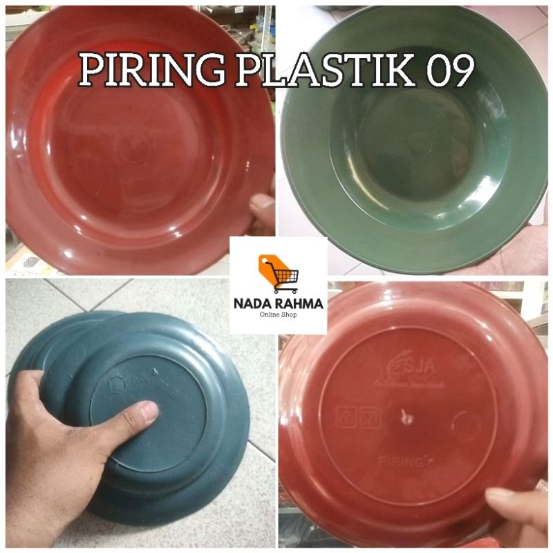 Jual Piring Plastik 09 / Piring Makan 21 cm / Samir Piring Besar ...