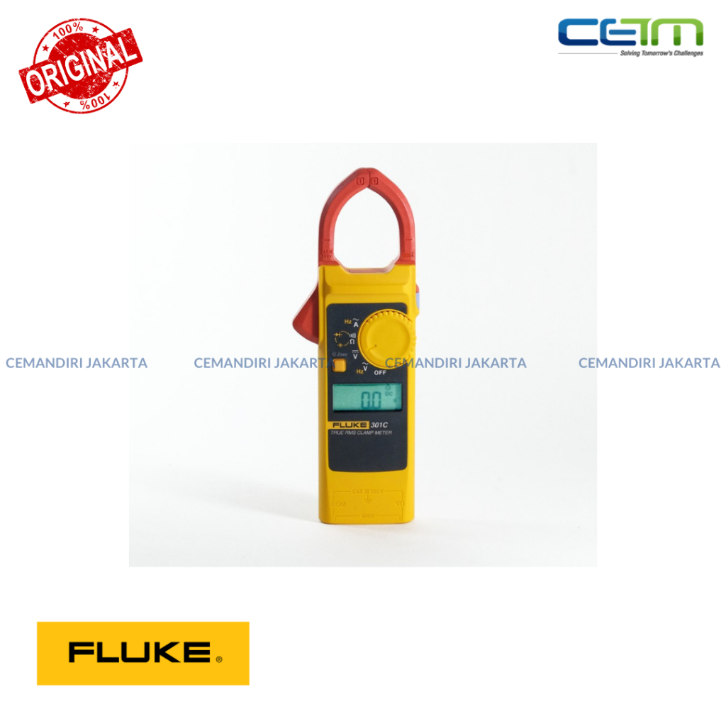 Jual FLUKE 301C 1000 A AC True-RMS Clamp Meter | Shopee Indonesia