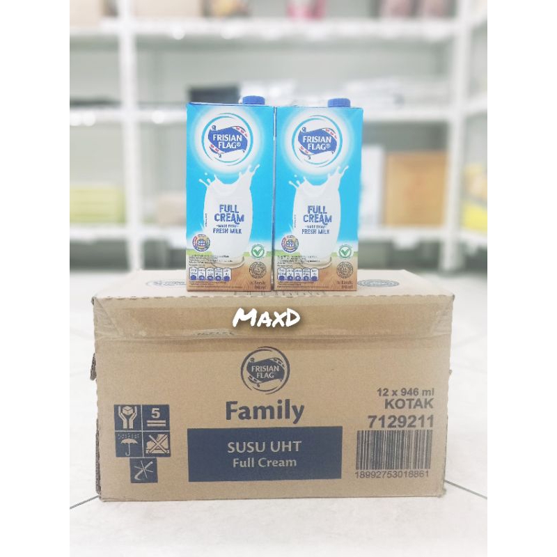 Jual Susu Frisian Flag UHT Full Cream 946ml ×12 Pcs 1 Dus | Shopee Indonesia