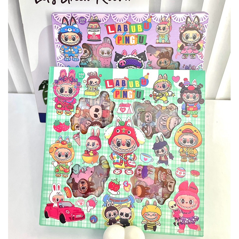 Jual stiker labubu 100pcs, stiker labubu anak-anak | Shopee Indonesia