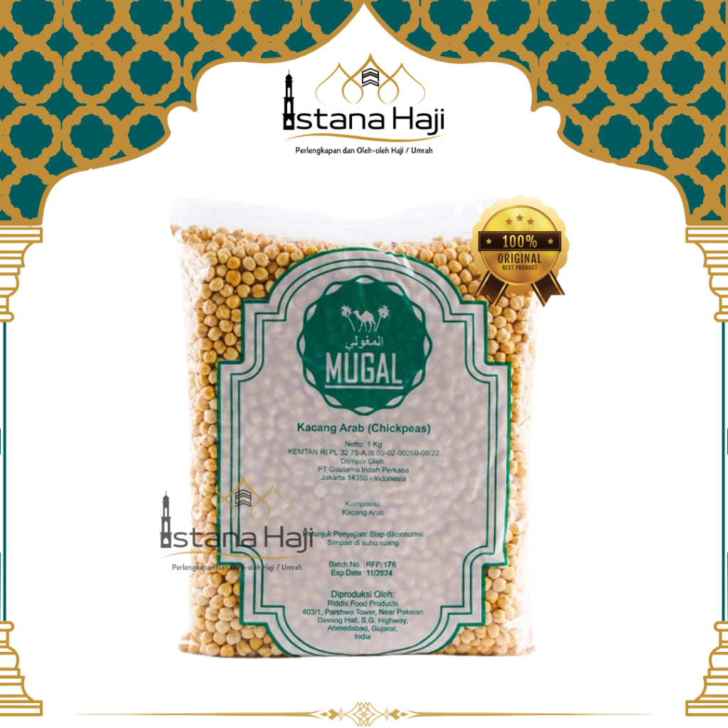 Jual Kacang Arab Panggang 1 Kg Original Chickpeas Oleh Oleh Haji ...