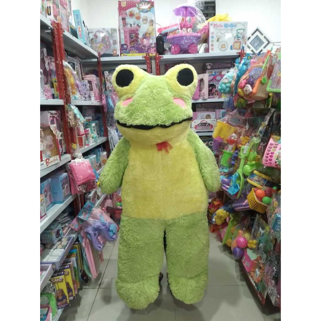 Jual Mainan Boneka Anak Lucu Karakter Katak Boneka Keroppi Katak XL ...
