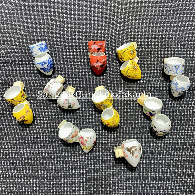 Jual Cepuk Keramik Kecil Model Jantung Kolibri Sogon Pleci Pasangan ...