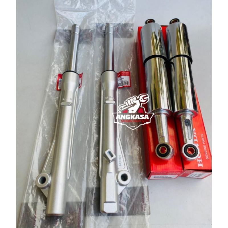 Jual AS Shock Depan Tabung + Shockbreaker belakang Supra x Lama Grand ...