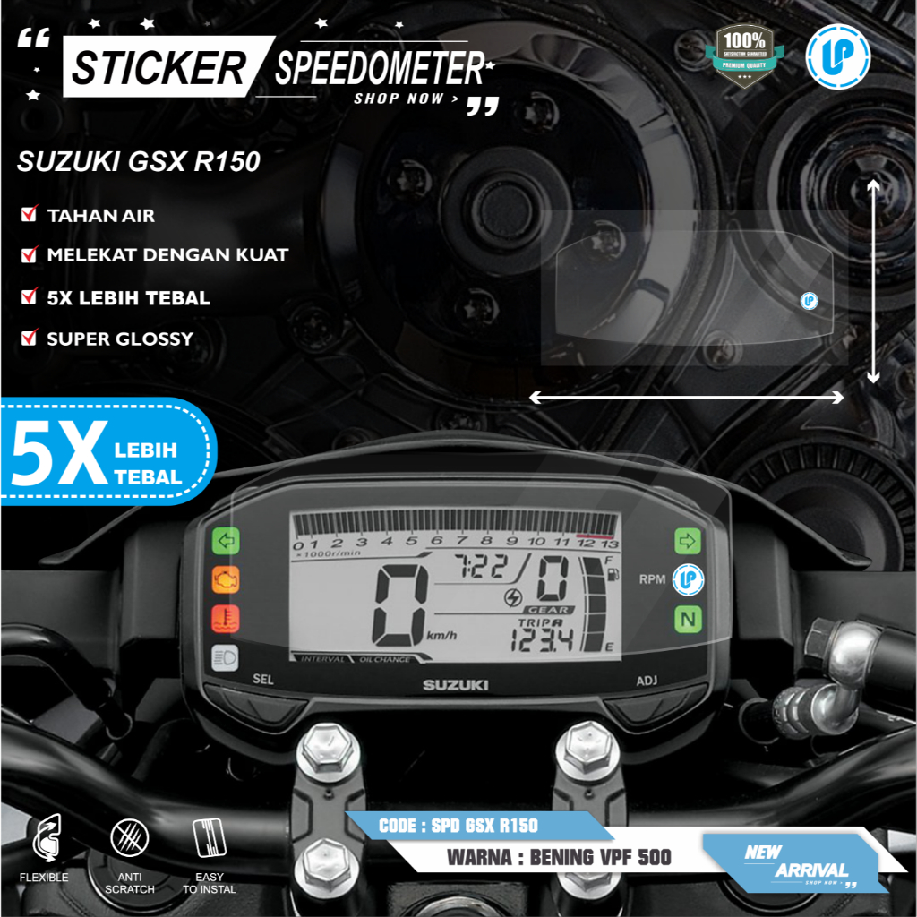 Jual STICKER ANTIGORES SPEEDOMETER SUZUKI GSX R150 | Shopee Indonesia