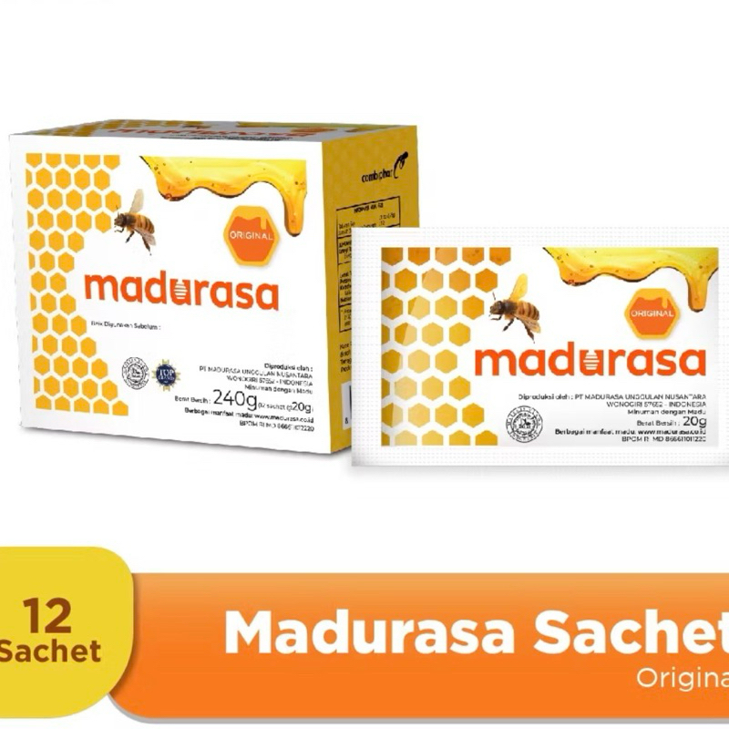 Jual MADURASA SACHET 1 BOX ISI 12 SACHET (240 GRAM) | Shopee Indonesia