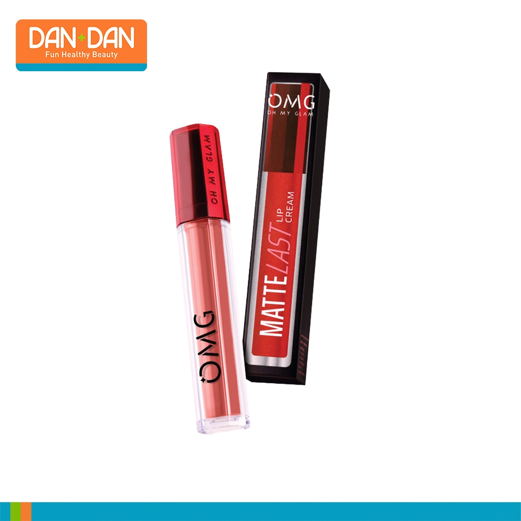 Jual Oh My Glam Matte Kiss Lip Cream 3.5G 04 Sunset ( | Shopee Indonesia