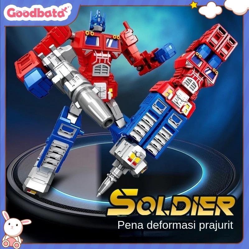 Jual Pen Robot Transformasi Pena Bolpen Anak Mainan Action Figure Robot ...