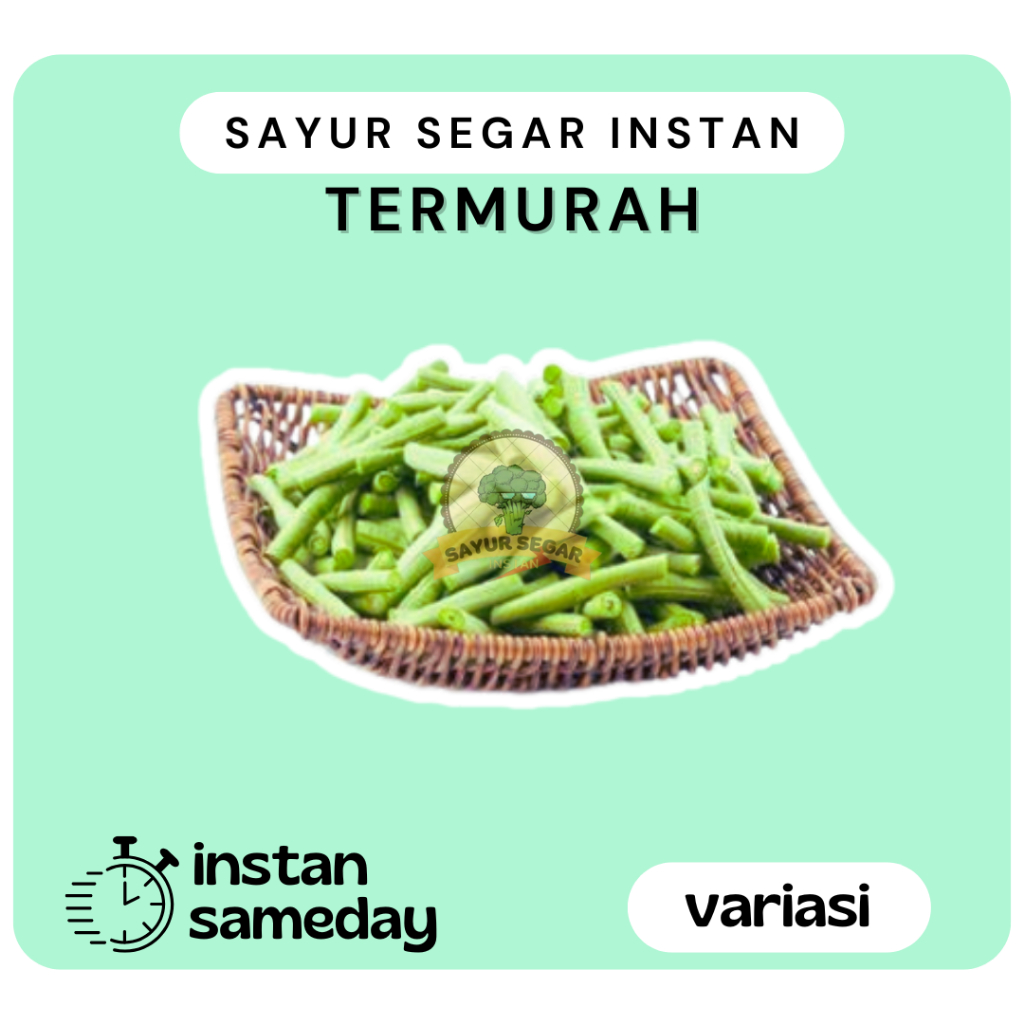 Jual Kacang Panjang Potong - Sayur Segar Instan | Shopee Indonesia