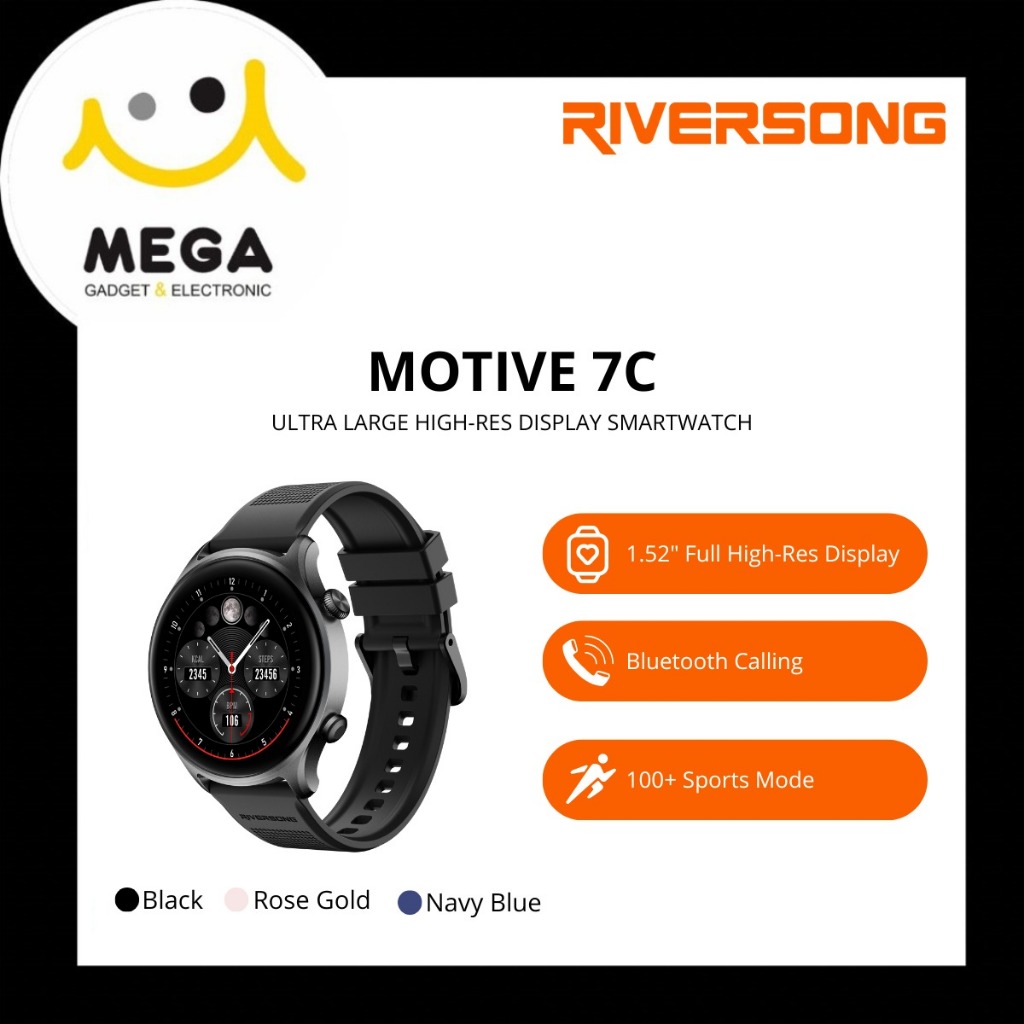 Jual Smartwatch Riversong Motive 7C Garansi Resmi Riversong Indonesia ...