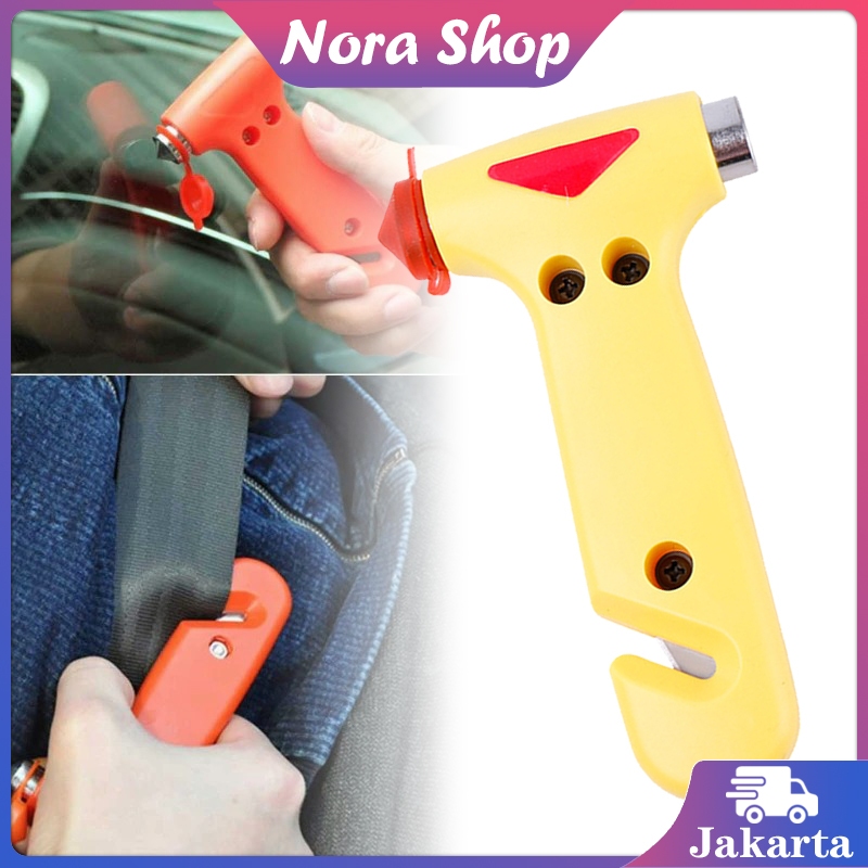Jual Alat Bantu Pemecah Kaca Car Escape Hammer Glass Breaker Hammer ...