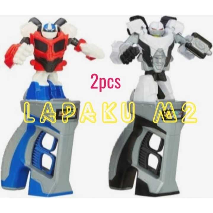 Jual Transformers BATTLE MASTERS Optimus Prime & Megatron Handheld ...