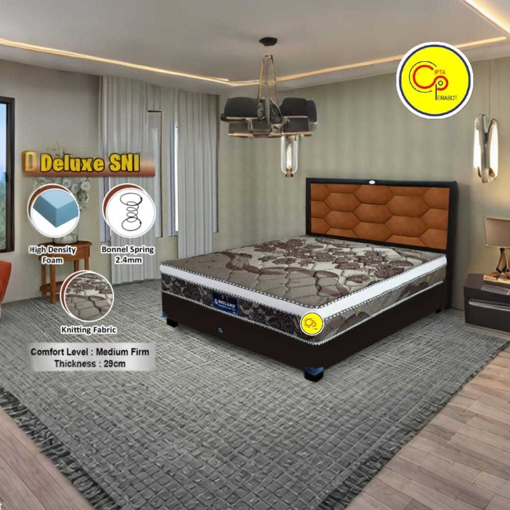 Jual Tempat Tidur Kasur Springbed Bigland Deluxe dengan Plushtop ...