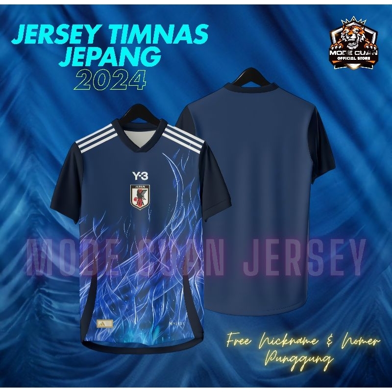 Jual Jersey Timnas Japan 2024 Terbaru Free Nickname | Shopee Indonesia