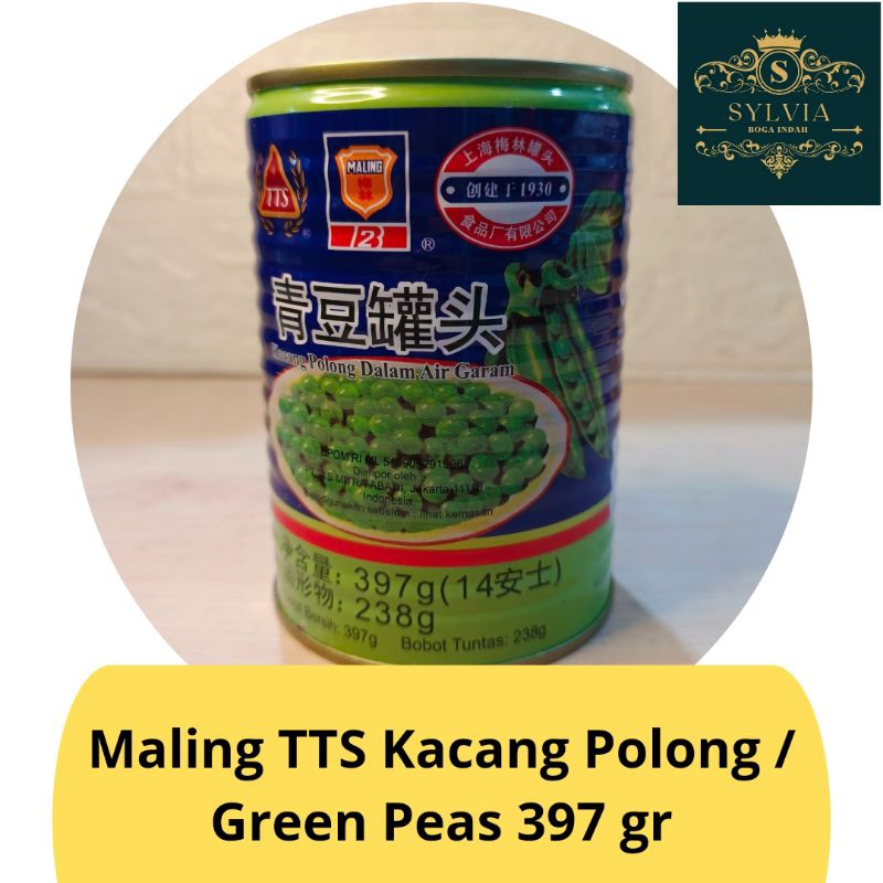 Jual Kacang Polong / Green Peas / Canned Green Peas MALING TTS 397 gr ...