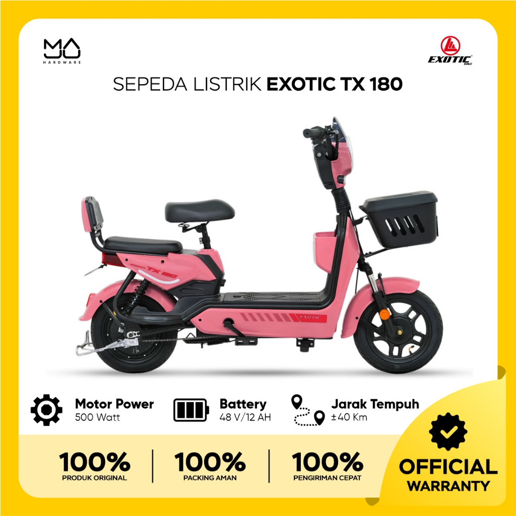 Jual Sepeda Listrik Exotic Groza TX 180 500 Watt - Garansi Resmi ...