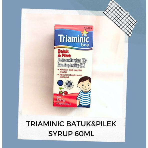 Jual TRIAMINIC BATUK & PILEK SYRUP 60ML | Shopee Indonesia