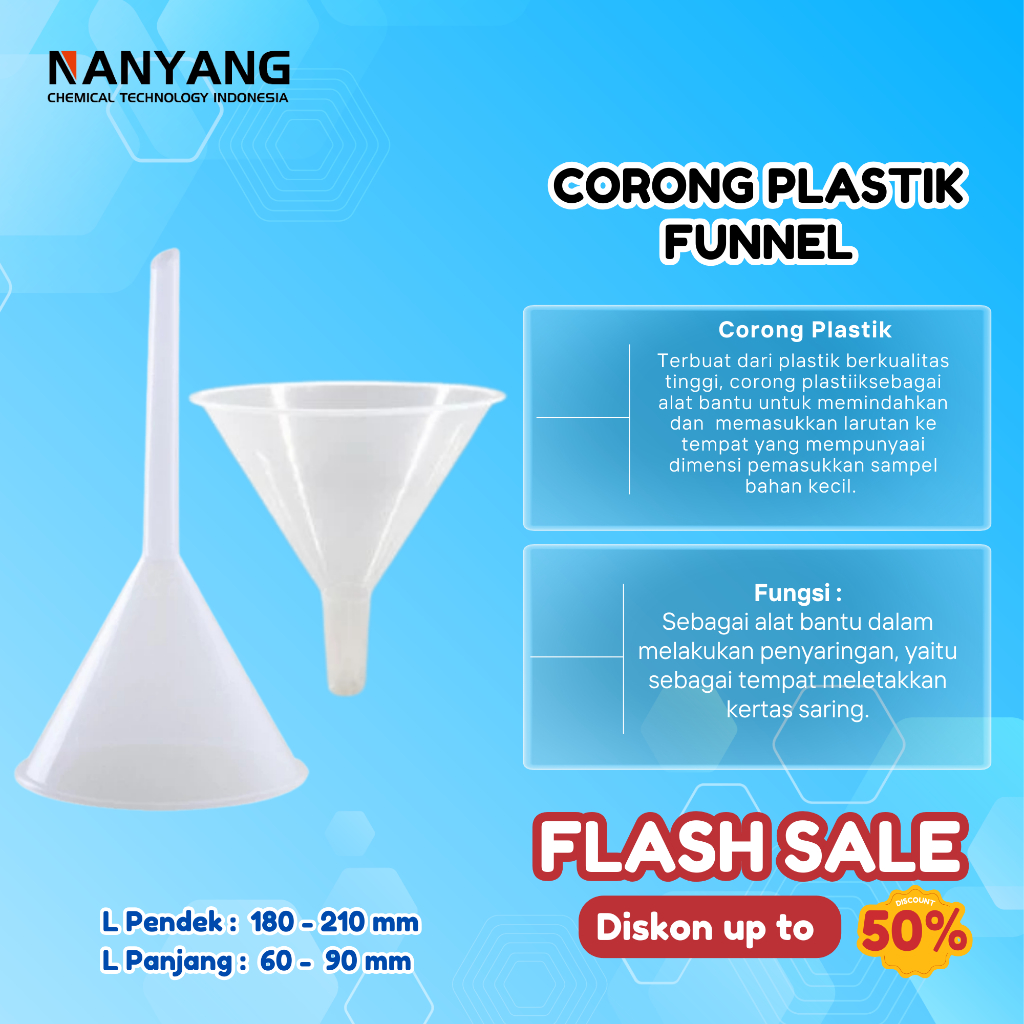 Jual Corong Plastik PP / PP Plastic Funnel 90 mm | Shopee Indonesia