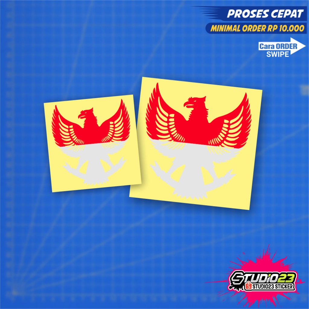 Jual Stiker Garuda Merah putih Cutting Sticker | Shopee Indonesia