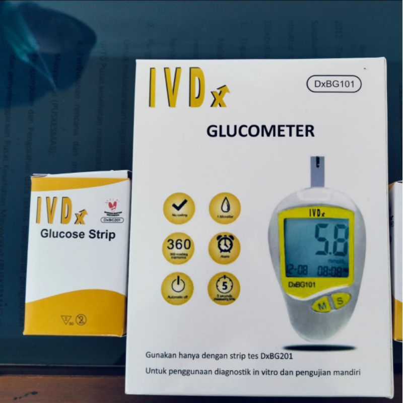Jual ALAT GLUCOMETER tes gula darah IVD | Shopee Indonesia