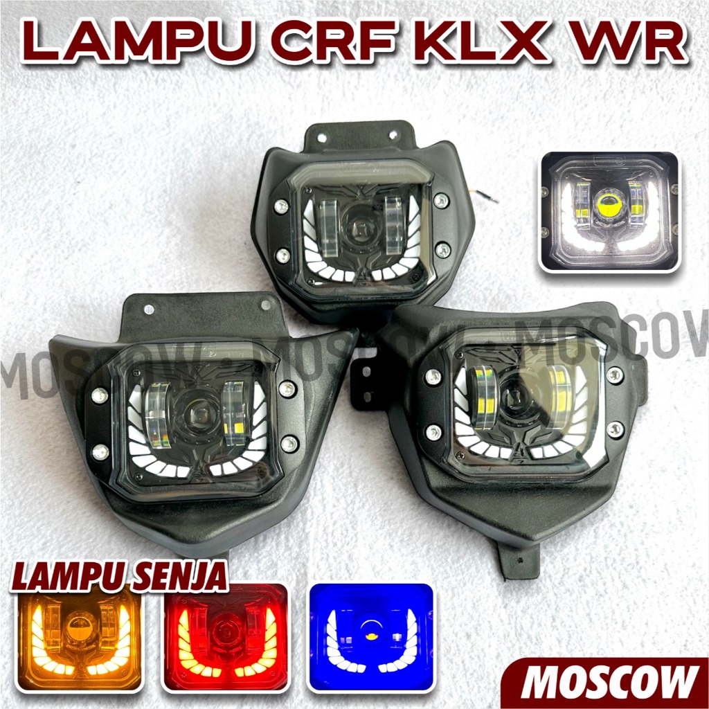 Jual HEADLAMP REFLEKTOR DAYMAKER KLX CRF WR LAMPU DEPAN SUPERMOTO SUPER ...
