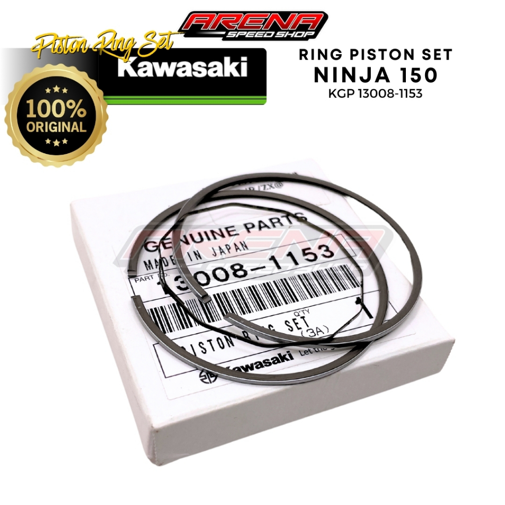 Jual KGP 13001-1153 Piston Rin Set - Ring Piston Seher Ninja RR R ZX ...