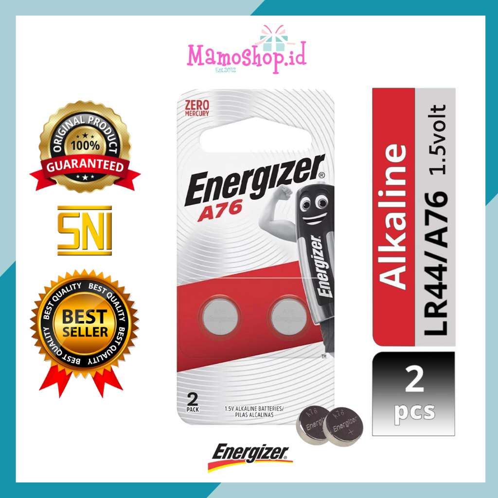 Jual Baterai Battery Energizer LR44 A76 | Shopee Indonesia