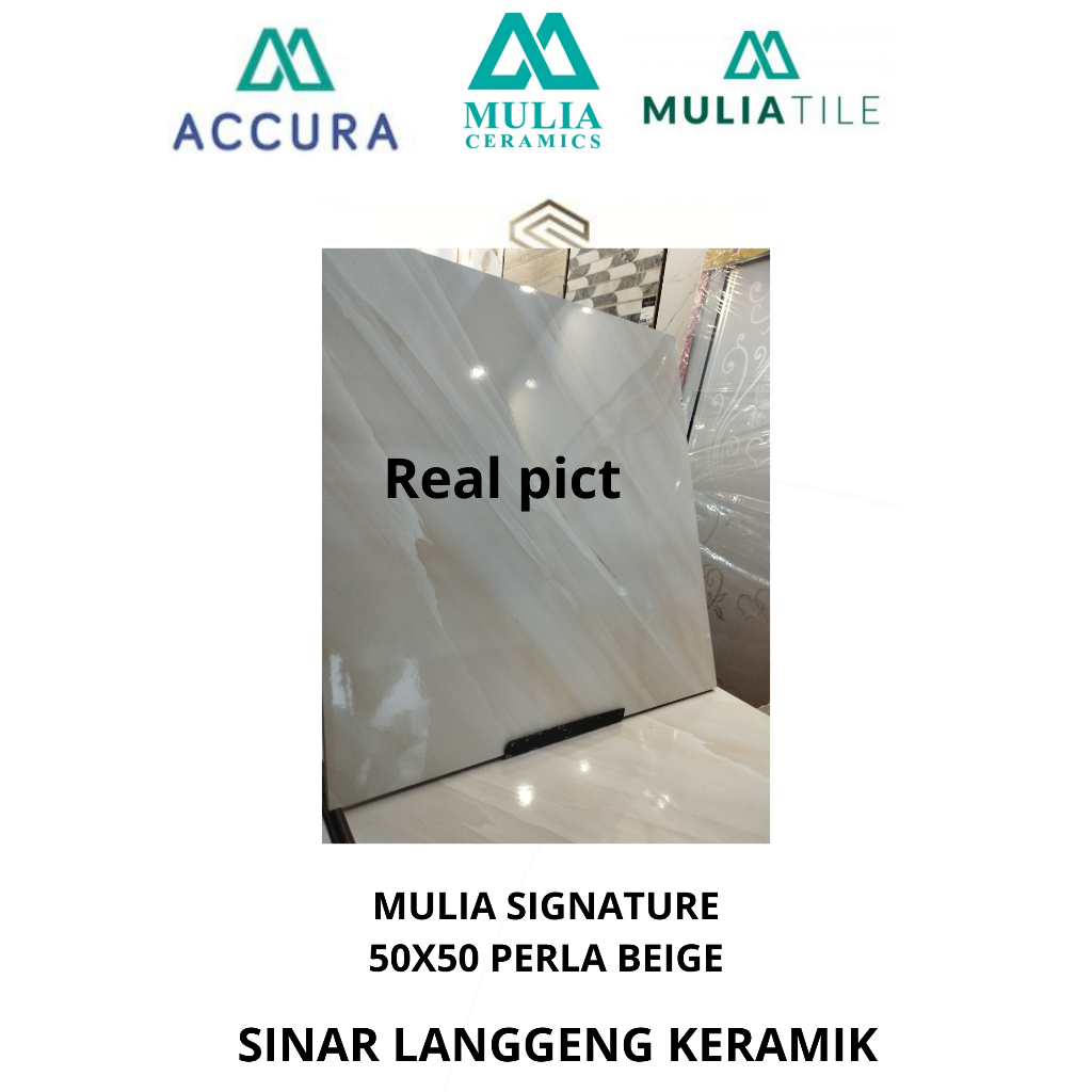 Jual SIGNATURE PERLA BEIGE 50X50 SEMI GRANIT CUTTINGAN GLOSSY | Shopee ...