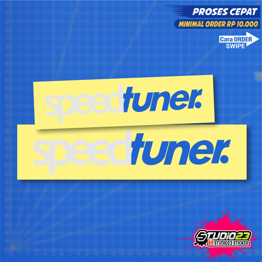 Jual Stiker Speedtuner Cutting Sticker | Shopee Indonesia