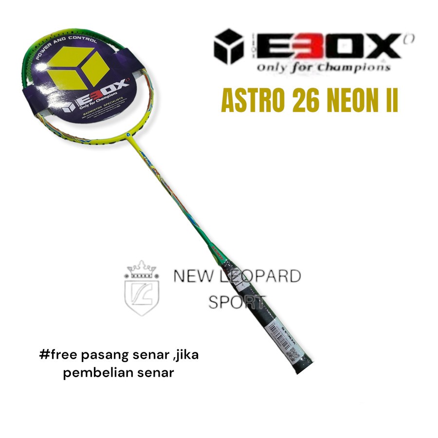 Jual Raket Badminton EBOX ASTRO 26 NEON II | Shopee Indonesia