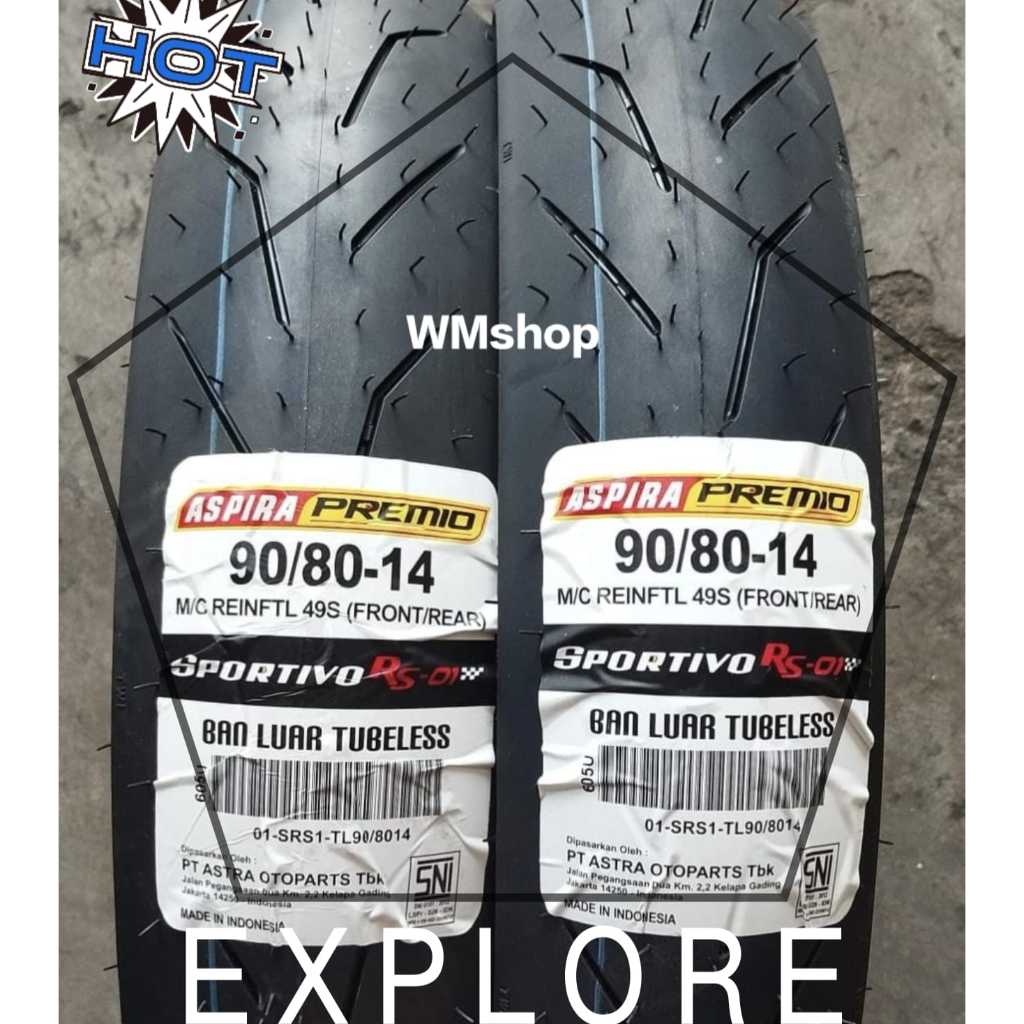 Jual Ban Balap Premio Sportivo RS-01 ukuran 90/80-14 Soft Compound - 2pcs | Shopee Indonesia