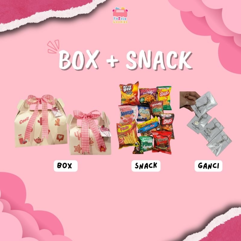 Jual SNACK BOX GABLE BOX (INCLUDE SNACK) | Shopee Indonesia