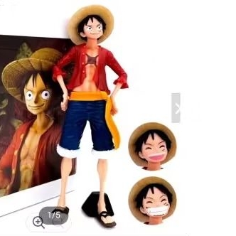 Jual Action figure Luffy 3 wajah loosepack | Shopee Indonesia