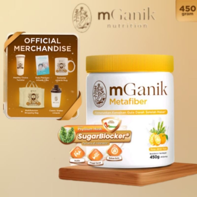 Jual MGANIK 500Gr MULTIGRAIN METAFIBER M GANIK GURAH DARAH DIABETES M ...