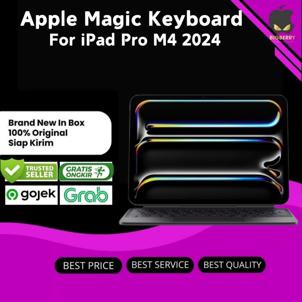 Jual (NEW) Apple Magic Keyboard for iPad Pro M4 2024 11 Inch 13 Inch ...