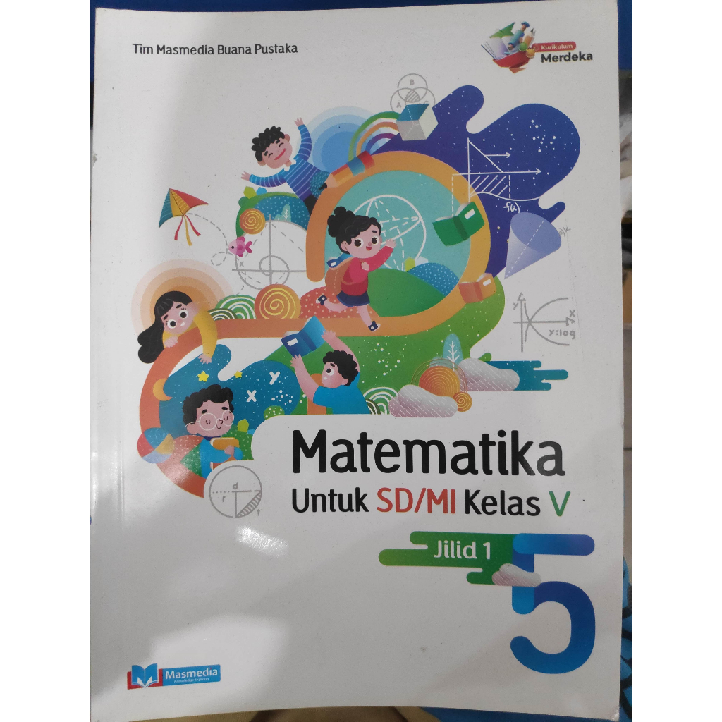 Jual BUKU PAKET KELAS 5 SD MATEMATIKA JILID 1 KURIKULUM MERDEKA MASMEDIA | Shopee Indonesia