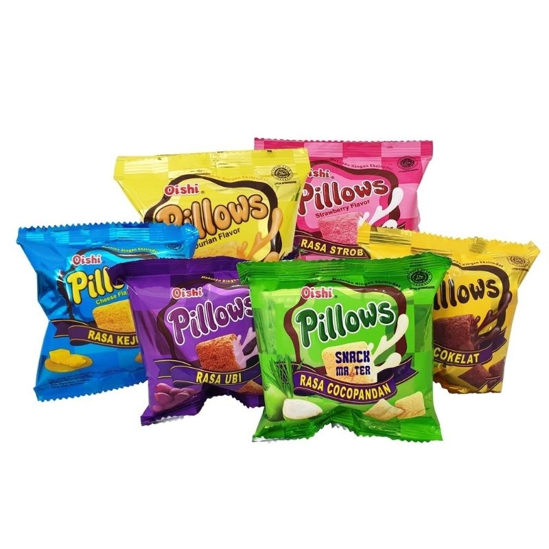 Jual Oishi Pillows Snack Renceng ( 6 gram x 10 ) | Shopee Indonesia