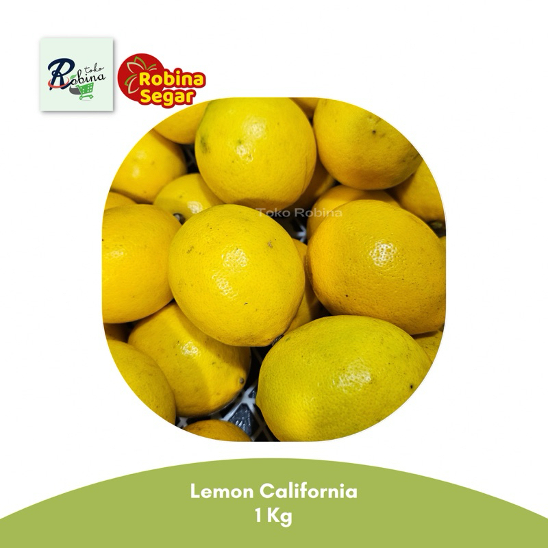 Jual Lemon Lokal California Segar 1000 gr | Shopee Indonesia