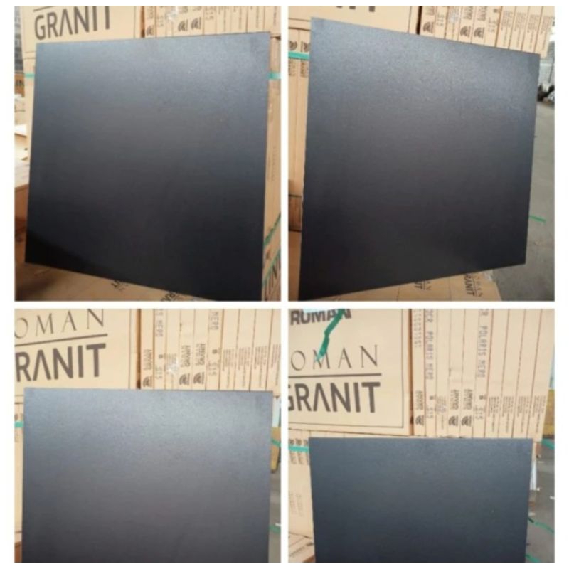 Jual Roman Granit Hitam 60x60 dPolaris Nero Lantai Dinding Hitam Matt ...