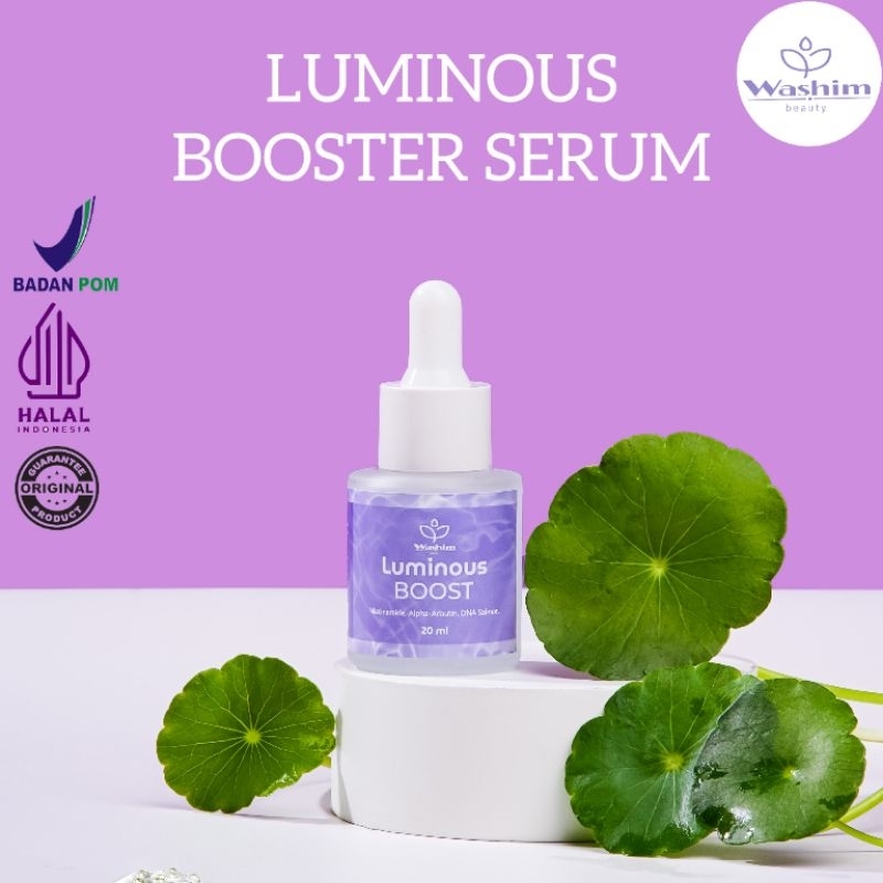 Jual LUMINOUS BOOST SERUM BRIGHTENING WASHIM BEAUTY SKINCARE - Mencerahkan Menghaluskan ...