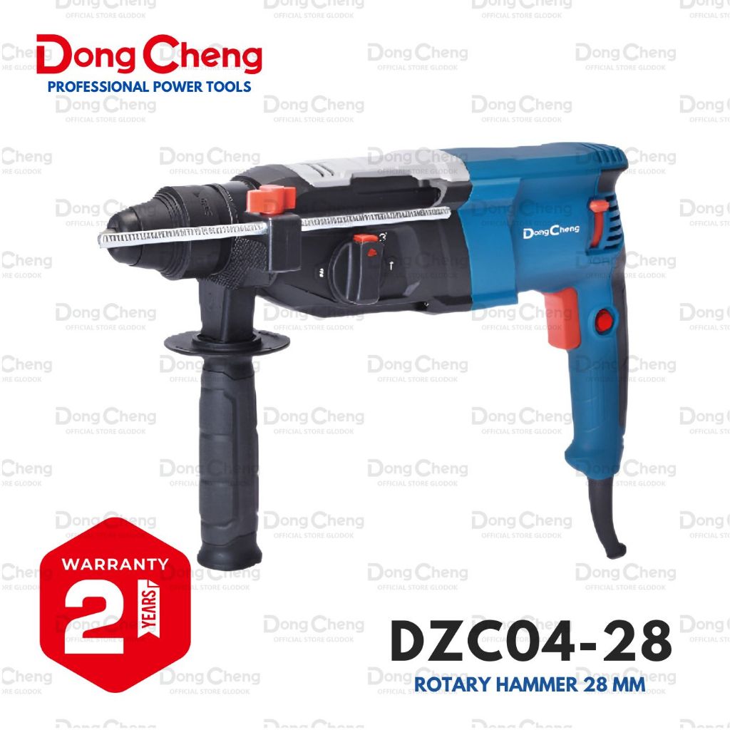 Jual Dongcheng DZC 04-28 Mesin Bor Beton / Rotary Hammer 28mm SDS Plus ...