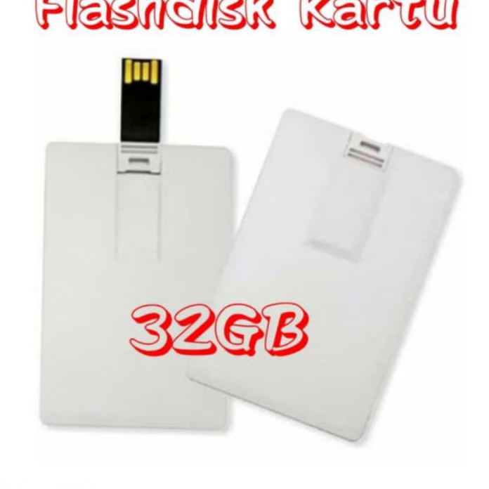 Jual Promo Flashdisk Kartu Polos 32GB FD Kartu 32GB Flashdisk Kartu ...