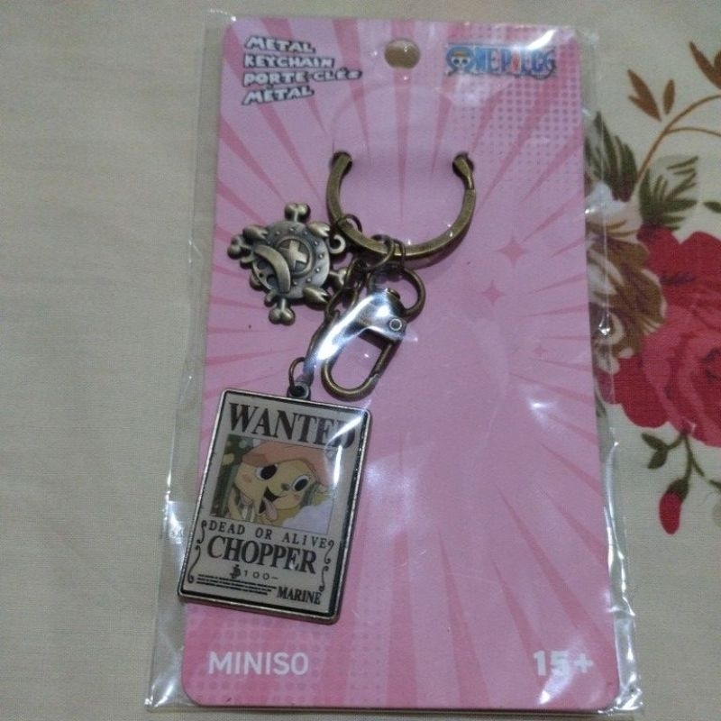 Jual Miniso x One Piece Classic Collection Metal Keychain Chopper ...